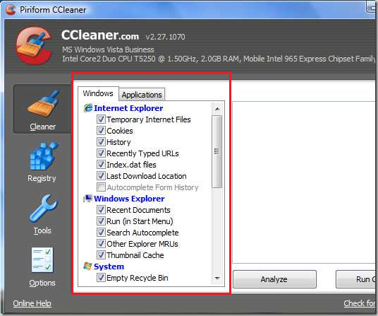 How to use CCleaner to clean up RAM - Techyv.com